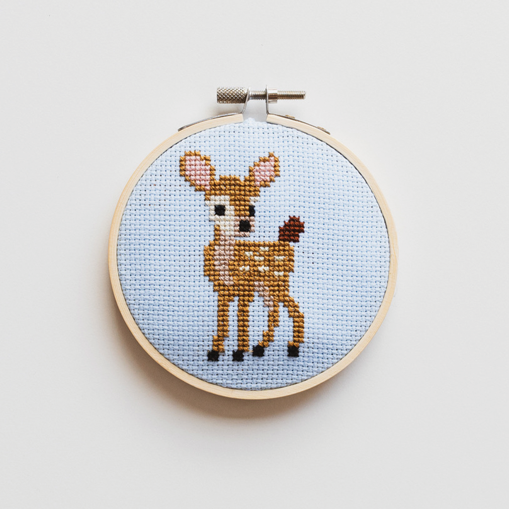 Deer Cross Stitch PDF Pattern – Instant Download – Cotton Clara