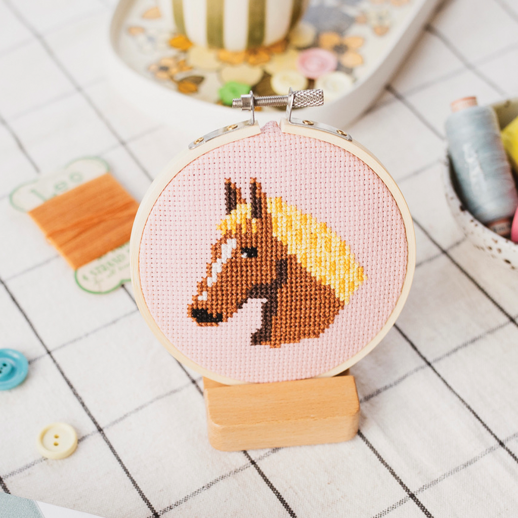 Horse Cross Stitch PDF Pattern – Instant Download – Cotton Clara
