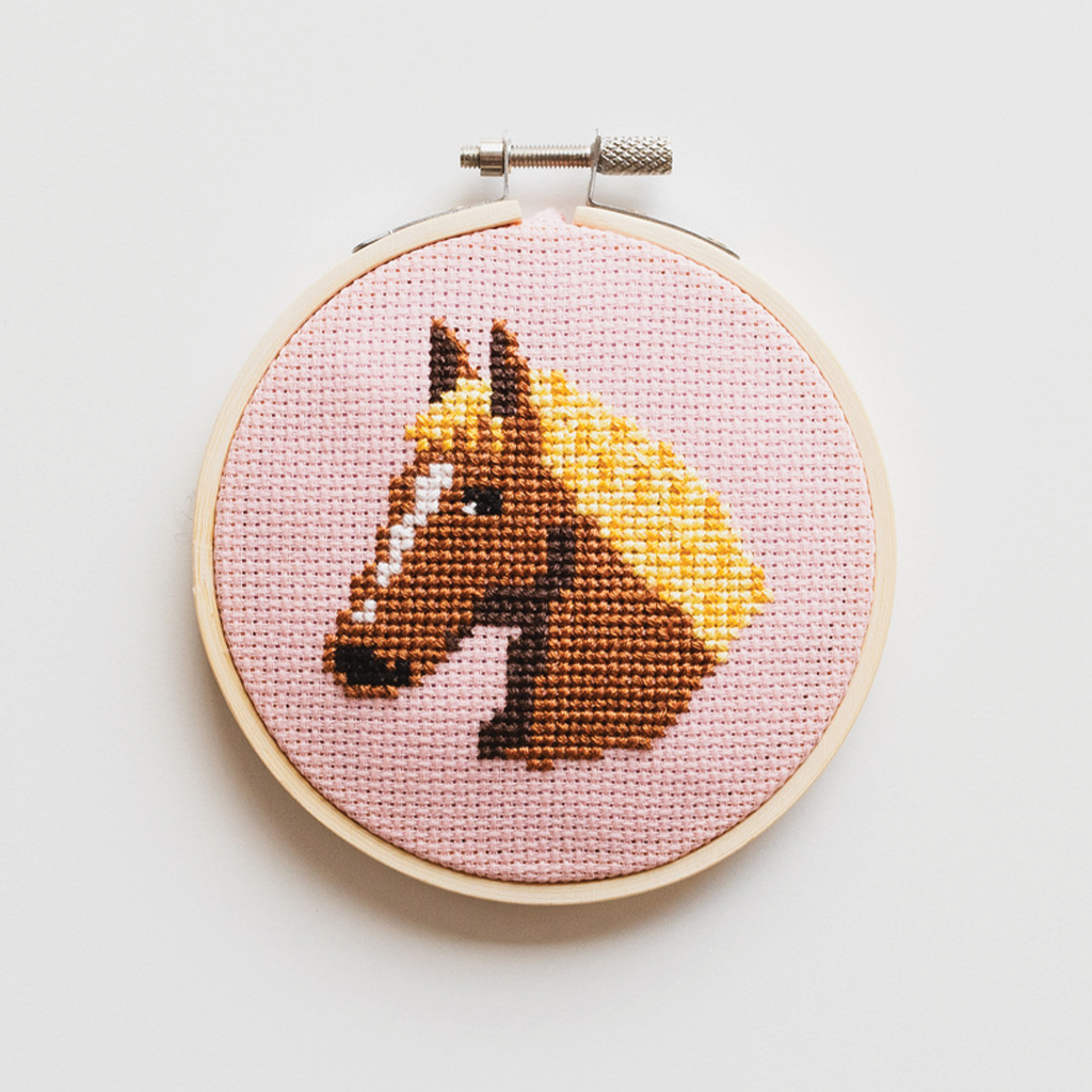 Horse Cross Stitch PDF Pattern – Instant Download – Cotton Clara
