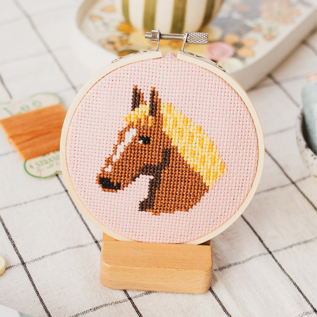 Horse Cross Stitch PDF Pattern – Instant Download – Cotton Clara